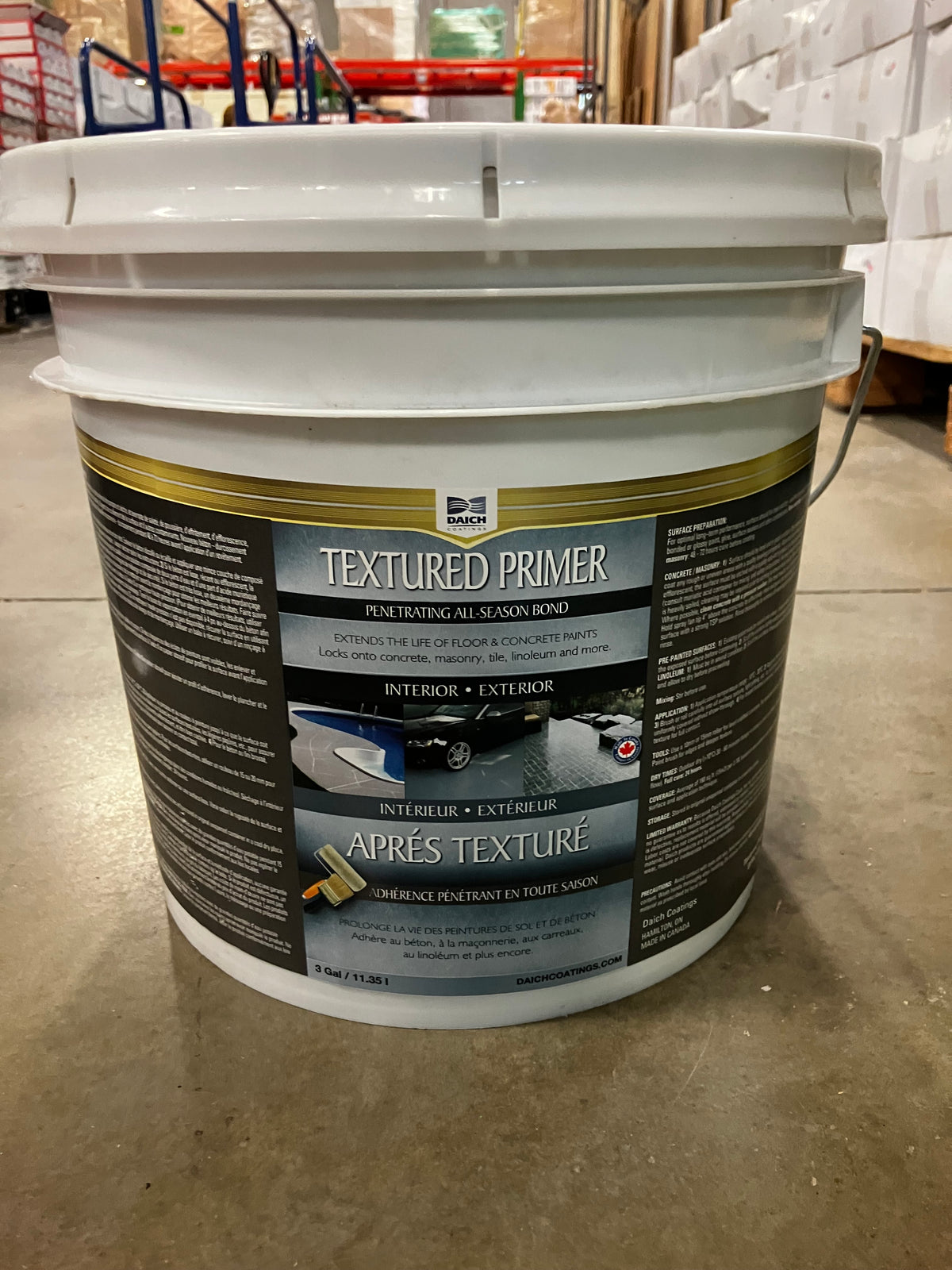 Textured Primer DAICH Raw Grey 3 Gal Premium Finish — Habitat for ...