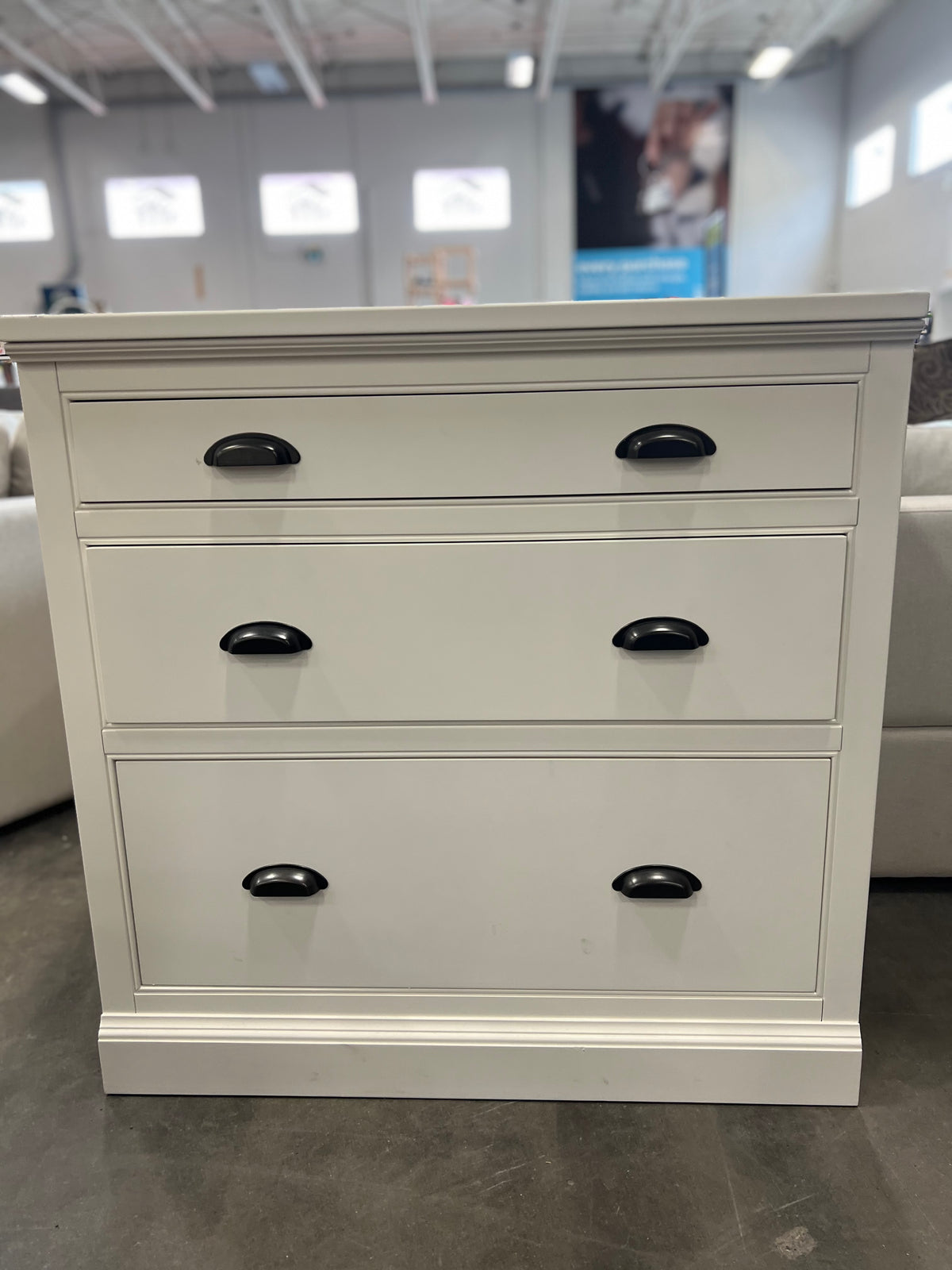 White 3 drawer Filing Cabinet — Habitat for Humanity Greater Vancouver