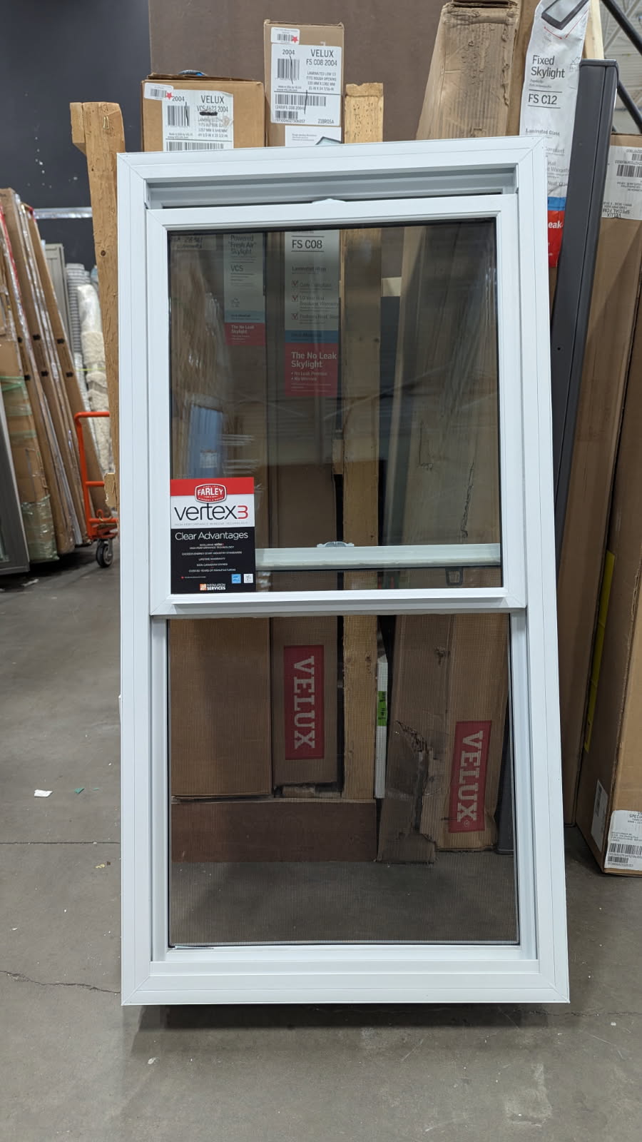 Vinyl Window Farley Vertex 3 Vertically Sliding Window — Habitat for ...