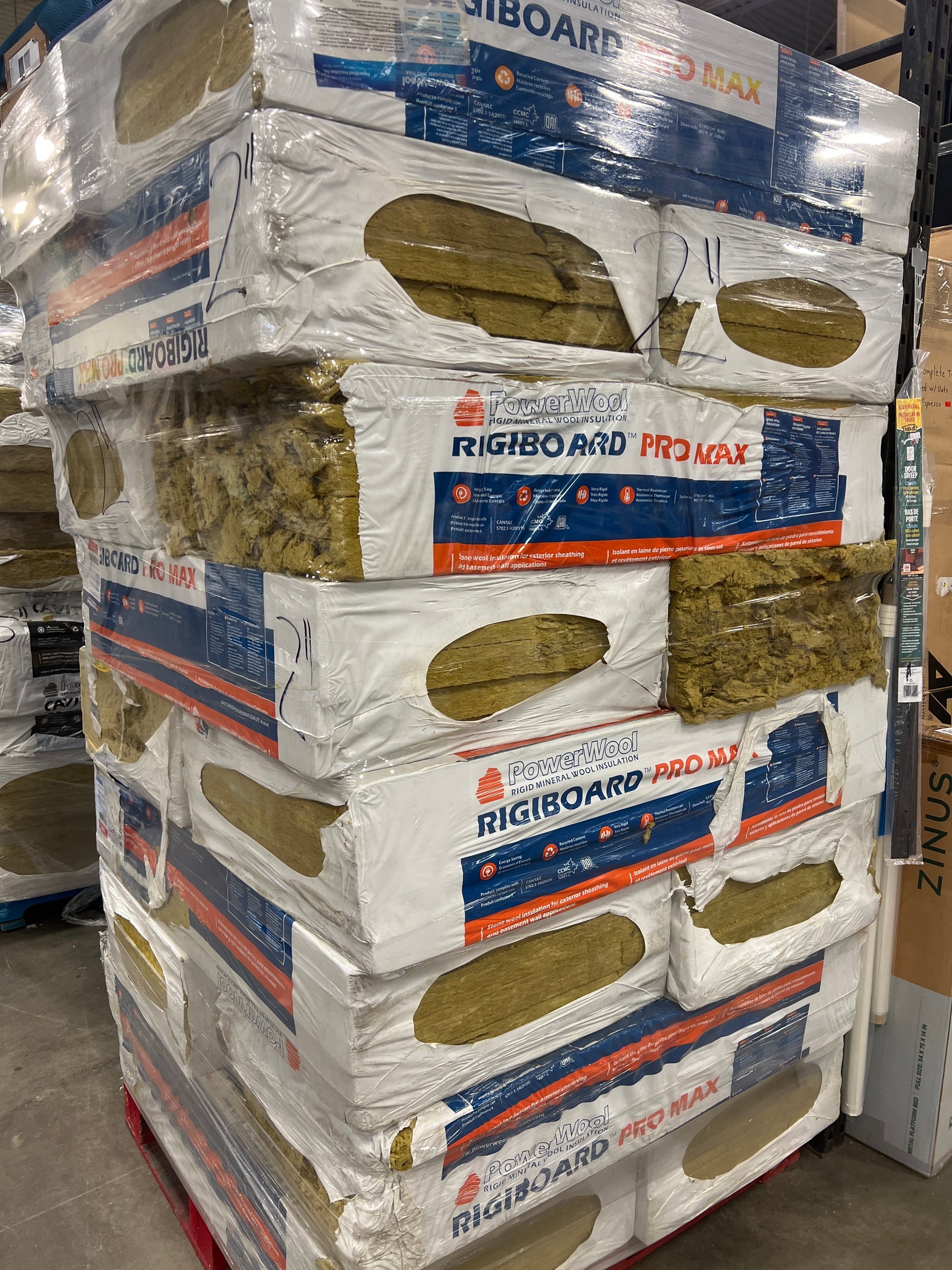 Mineral Wool Insulation PowerWool Curtainboard 2in — Habitat for ...