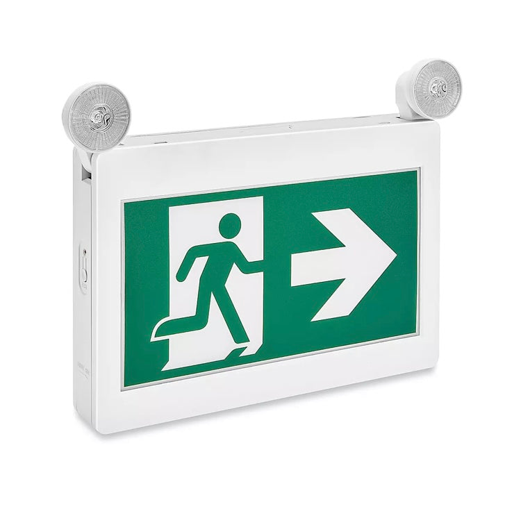 Exit Sign Running Man Hard-Wired Plastic Green LED — Habitat for ...