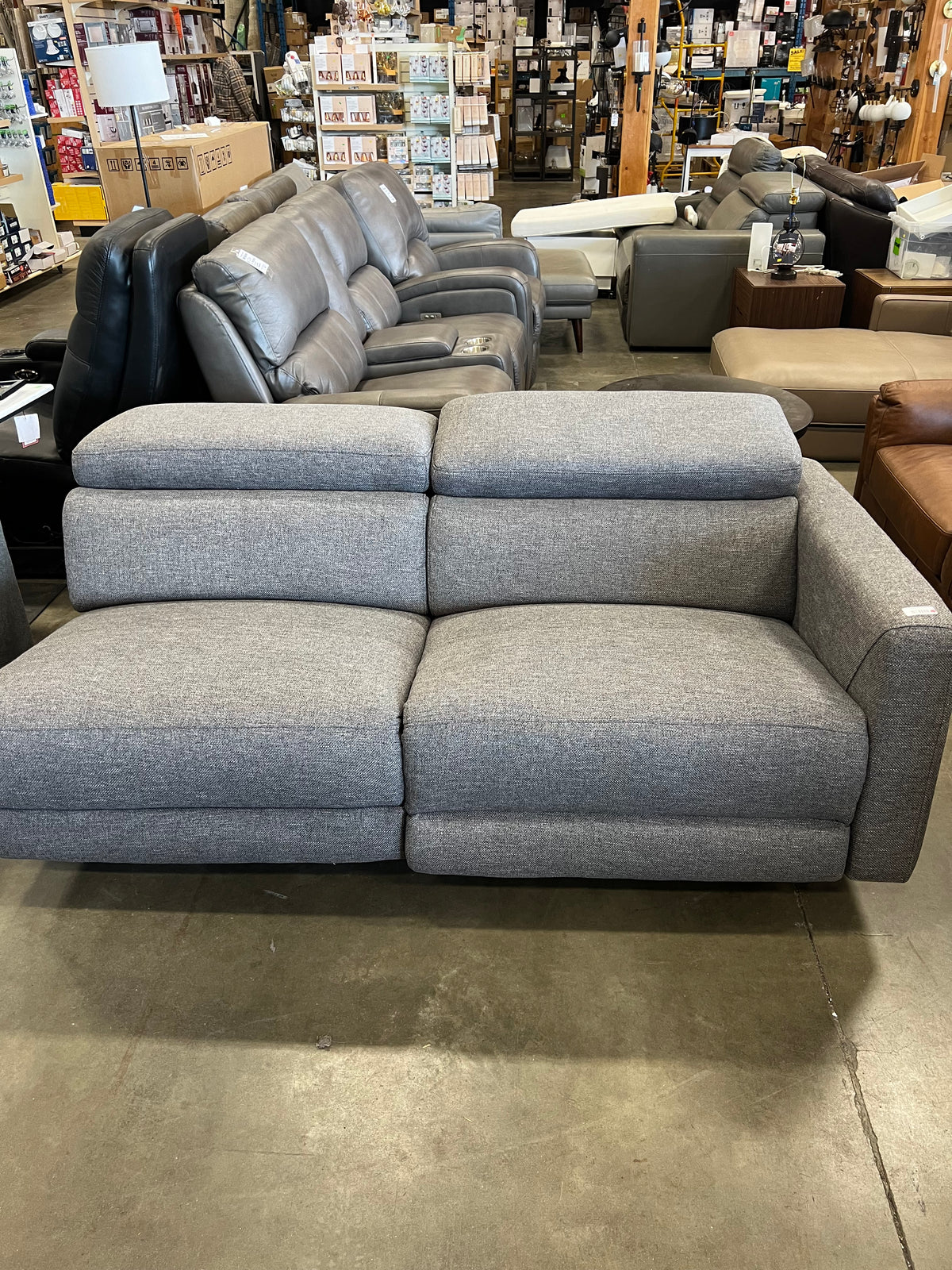 Grey Tweed Sofa Stylish and Comfortable Couch — Habitat for Humanity ...