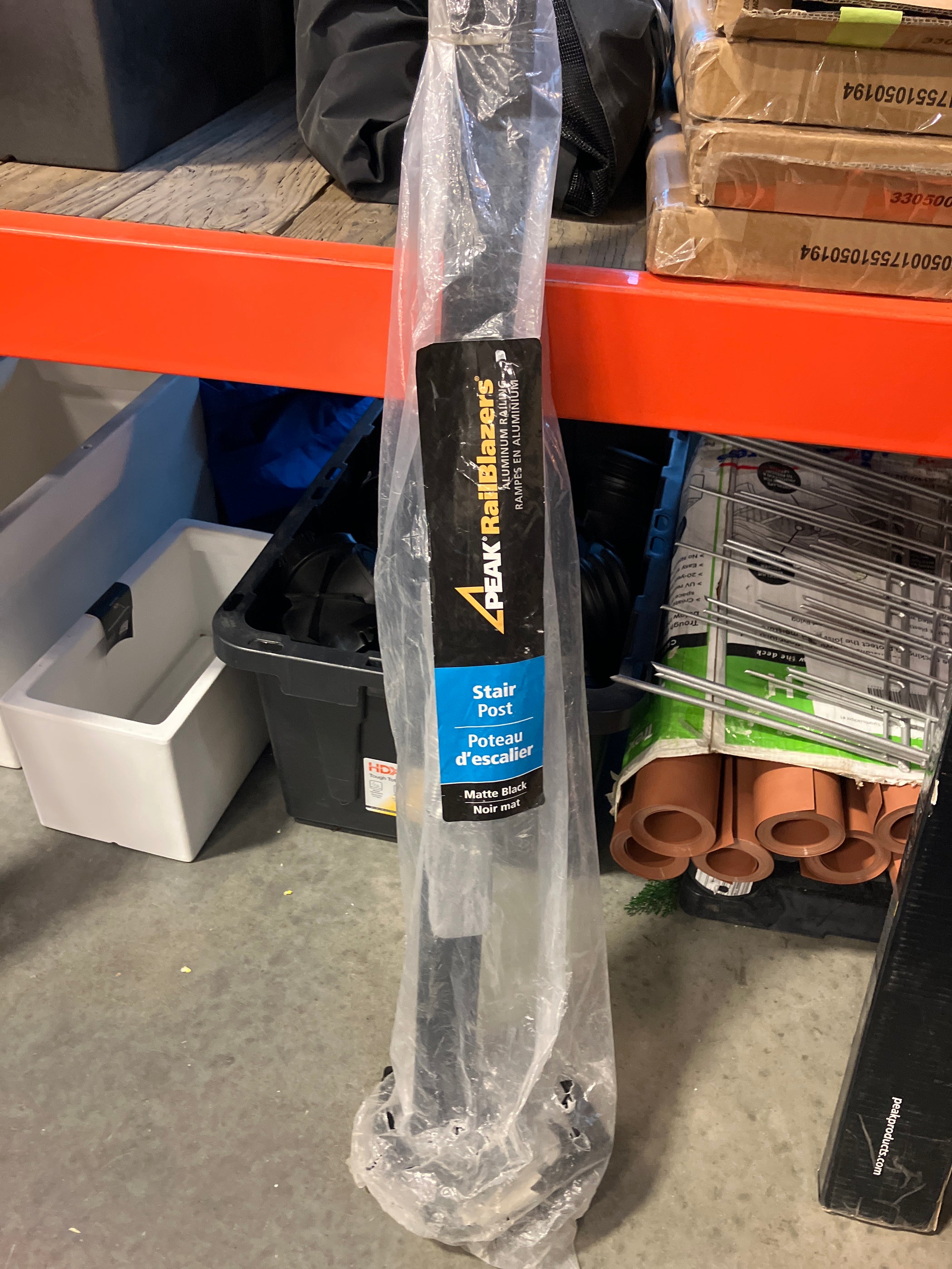 Deck Railing Peak RailBlazers Aluminum Stair Post Kit — Habitat for ...