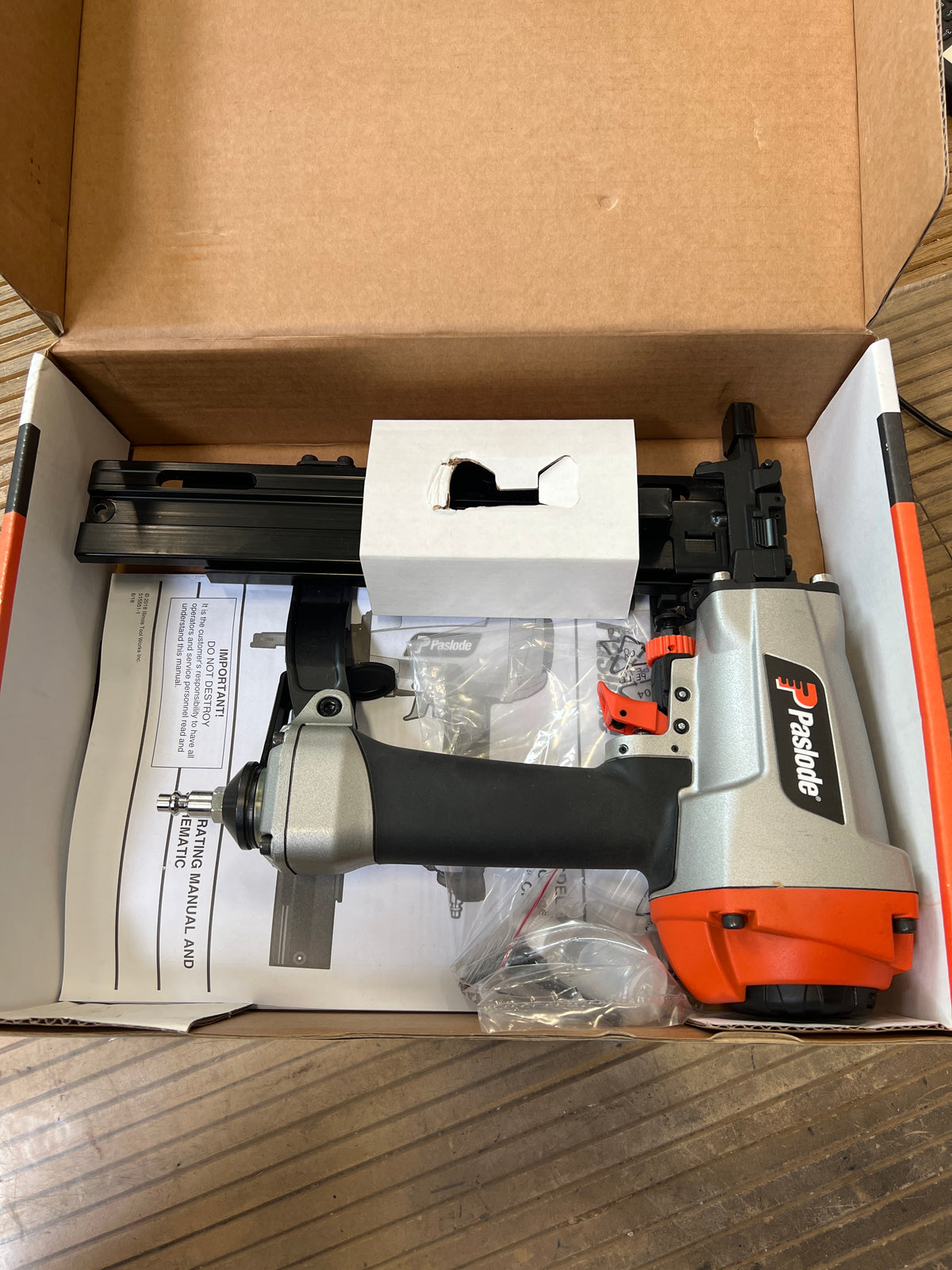 Paslode 1/2” Crown Stapler for Efficient Fastening — Habitat for ...