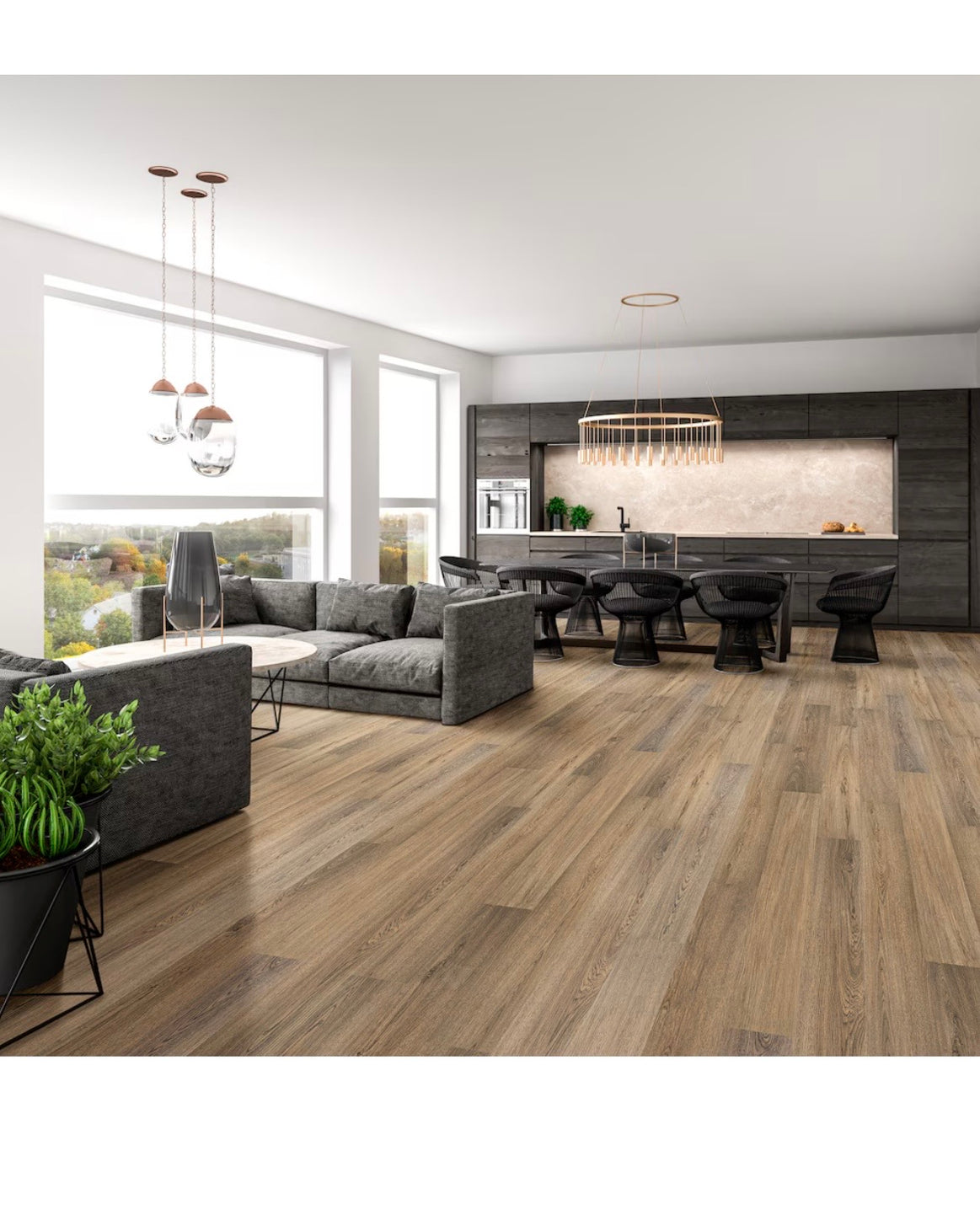 Laminate Flooring Amber Haze Oak 7 In X 48 In Plank — Habitat for ...