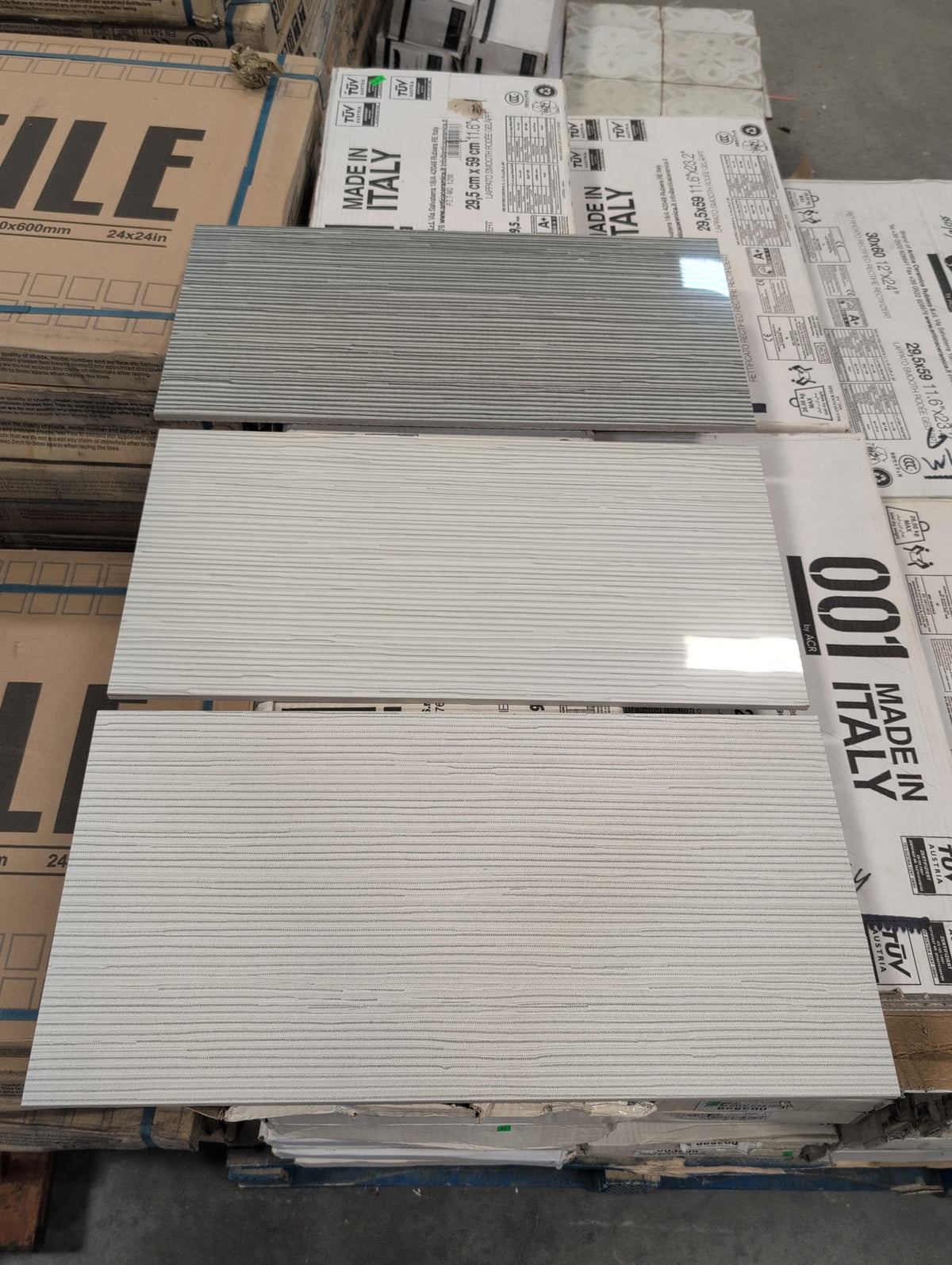 Ceramic Striped Modern Tile 7 Pack for Stylish Spaces — Habitat for ...