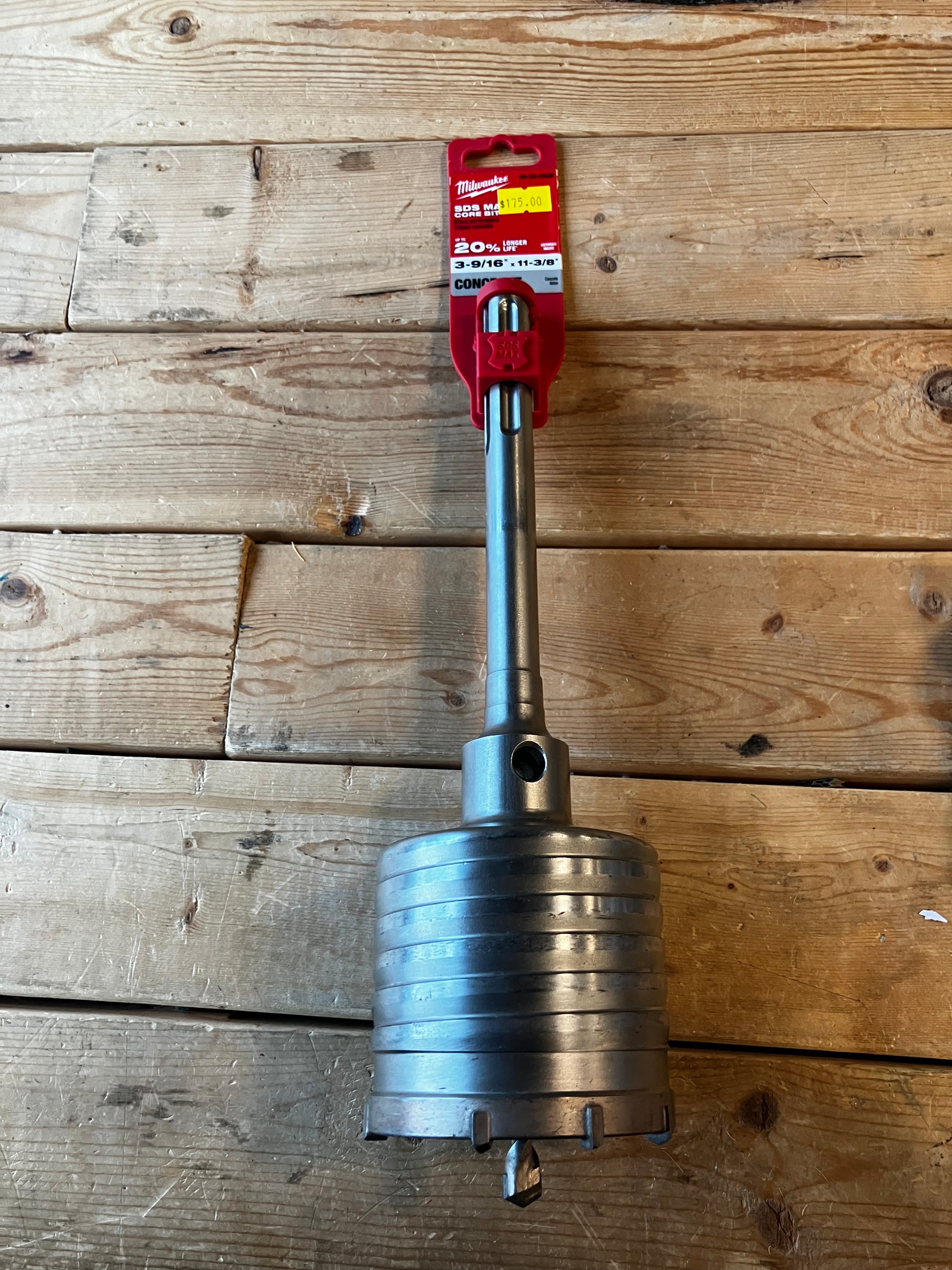 SDS-Max Core Bit Milwaukee Tool 3-9/16 x 11-3/8 in. — Habitat for ...