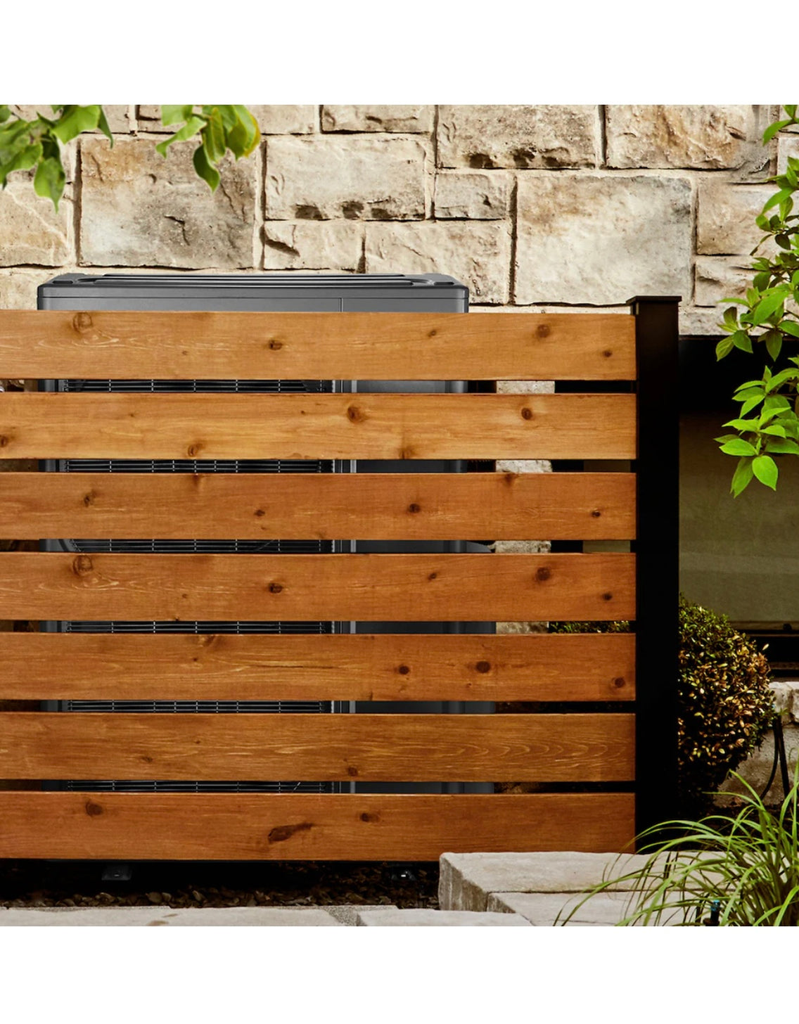 Aluminum Fence End Post Kit HOFT 44in Black Kit A4 — Habitat for ...