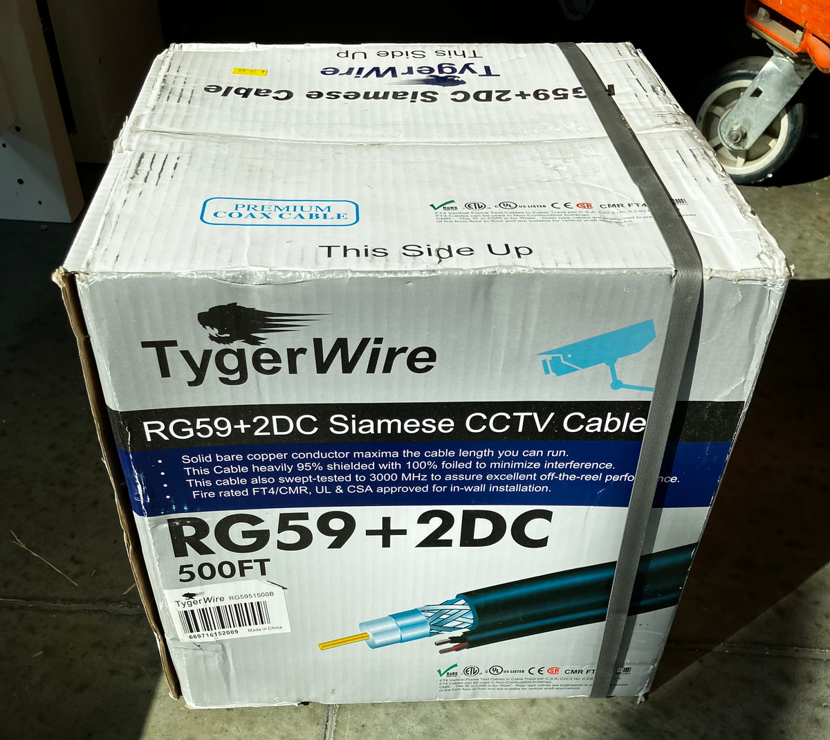 RG59 Coaxial Cable Digiwave 500 Ft With 2 Power Cable — Habitat for ...