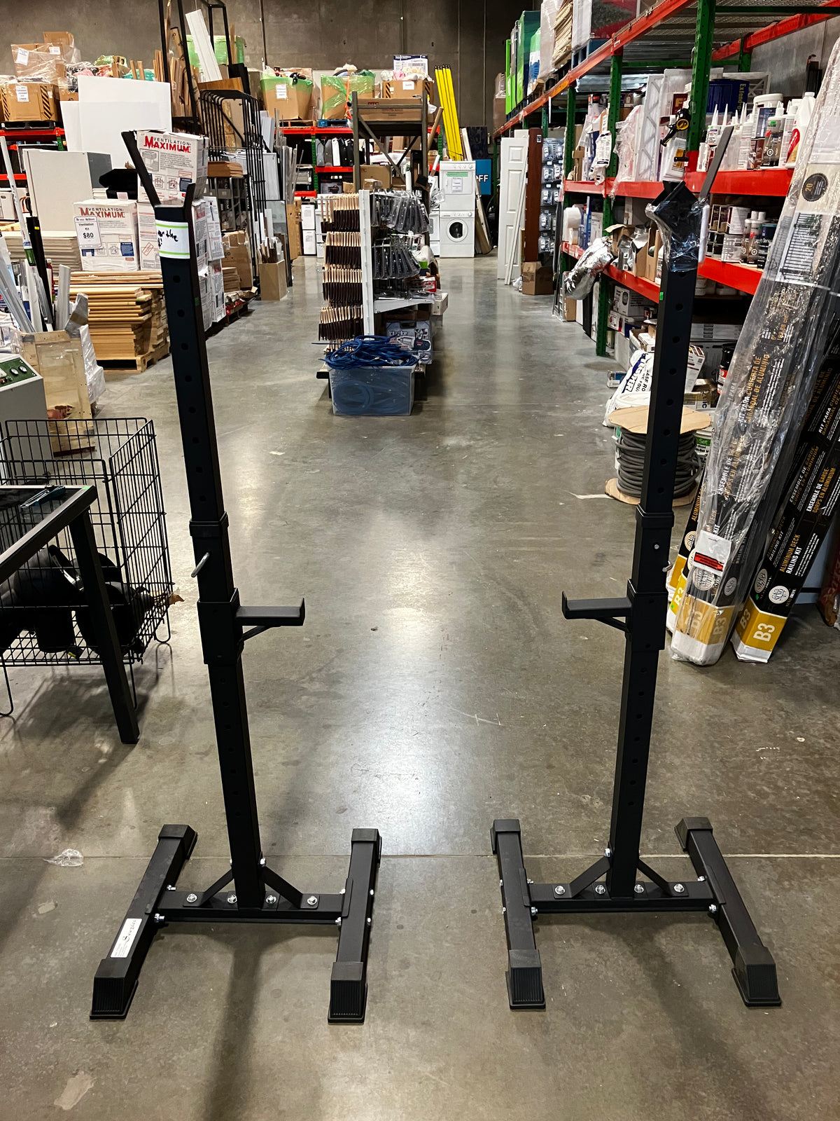 Adjustable Barbell Power Rack Stand for Home Gym Use — Habitat for ...