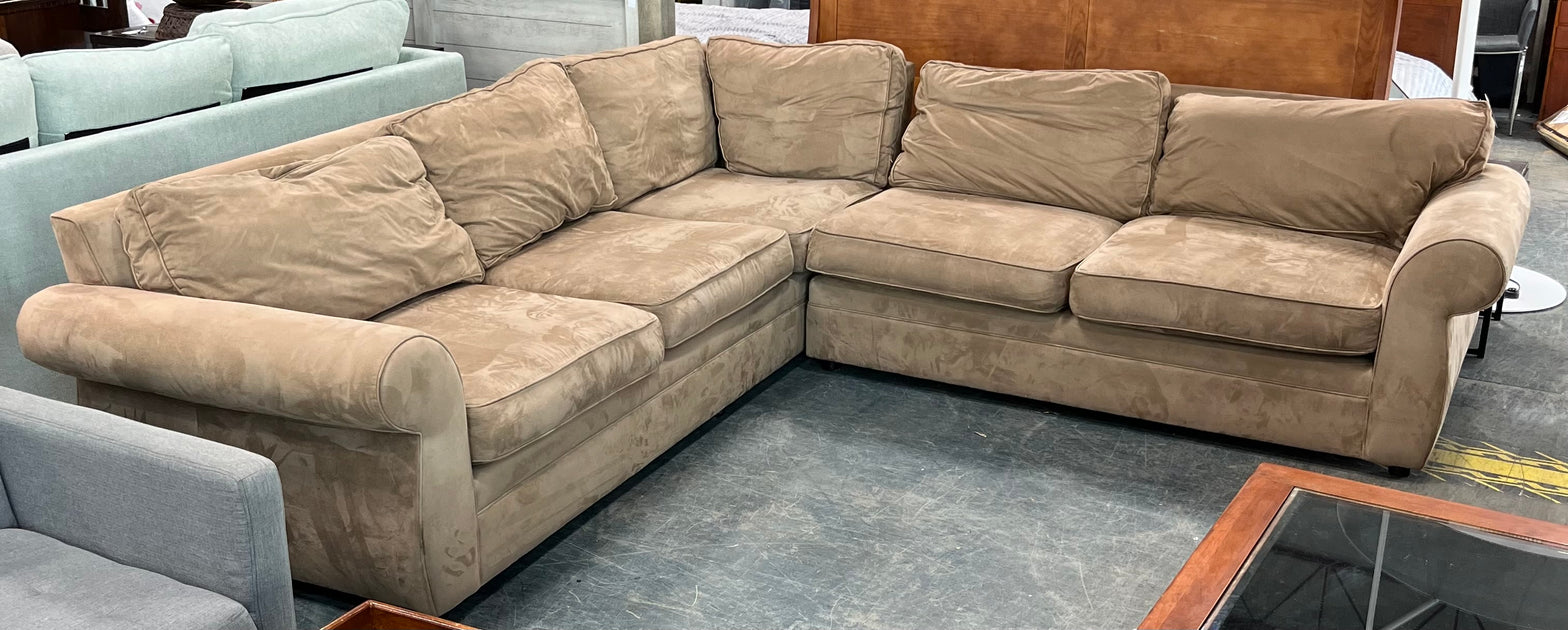 Brown Fabric Sectional Sofa for Modern Living Rooms — Habitat for ...