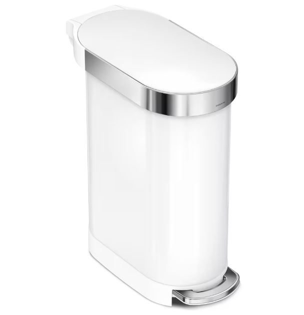 Trash Can Simplehuman 45L Slim Hands-Free Kitchen Step — Habitat for ...