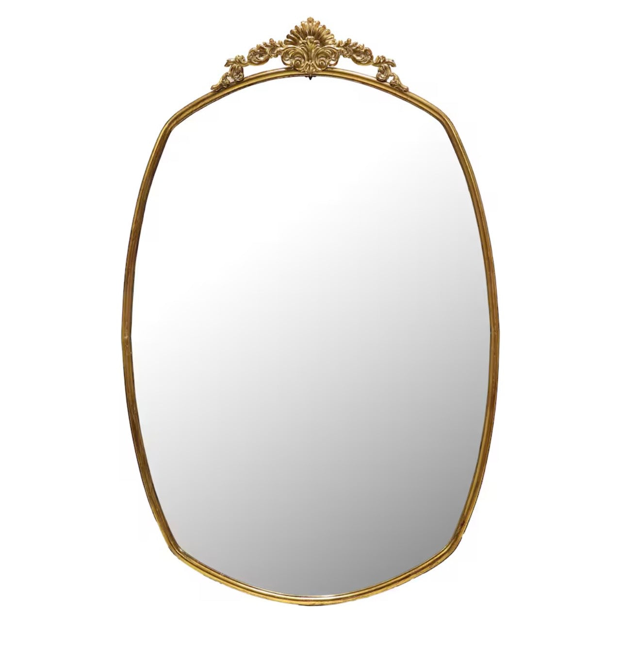 Mirror 25x40 Irregular Mirror Antique Gold Frame Decor — Habitat for ...